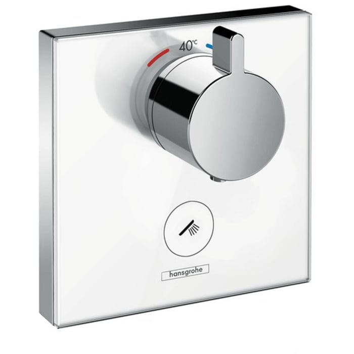 Hansgrohe ShowerSelect Glass afbouwdeel Highflow inbouwthermostaat met ...