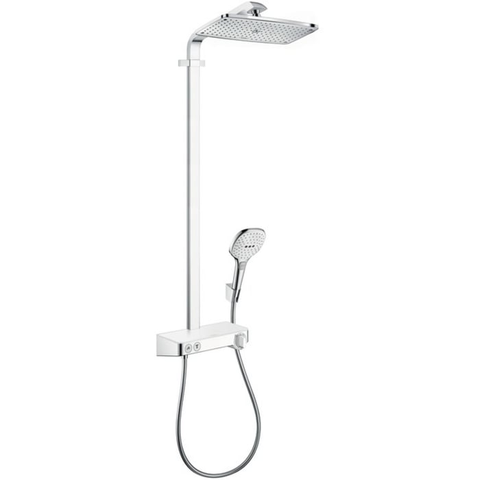 Hansgrohe Raindance E 360 1jet ShowerTablet Showerpipe Wit-Chroom ...