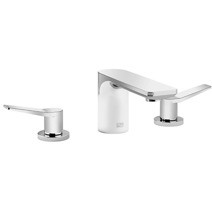 Dornbracht Lissé 3-gats Wastafelmengkraan met Afvoergarnituur Chroom ...