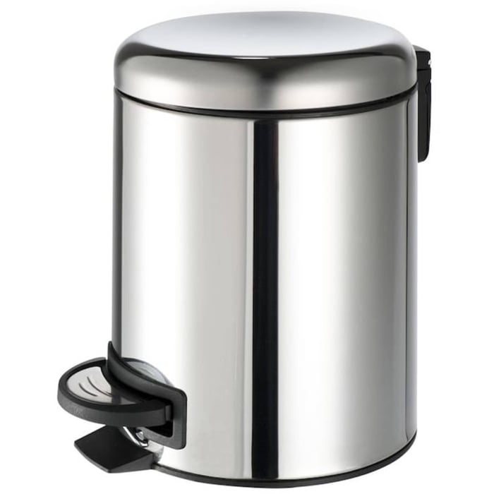 Geesa Pedaalemmer met softclose rond RVS Gepolijst - Saniweb.nl