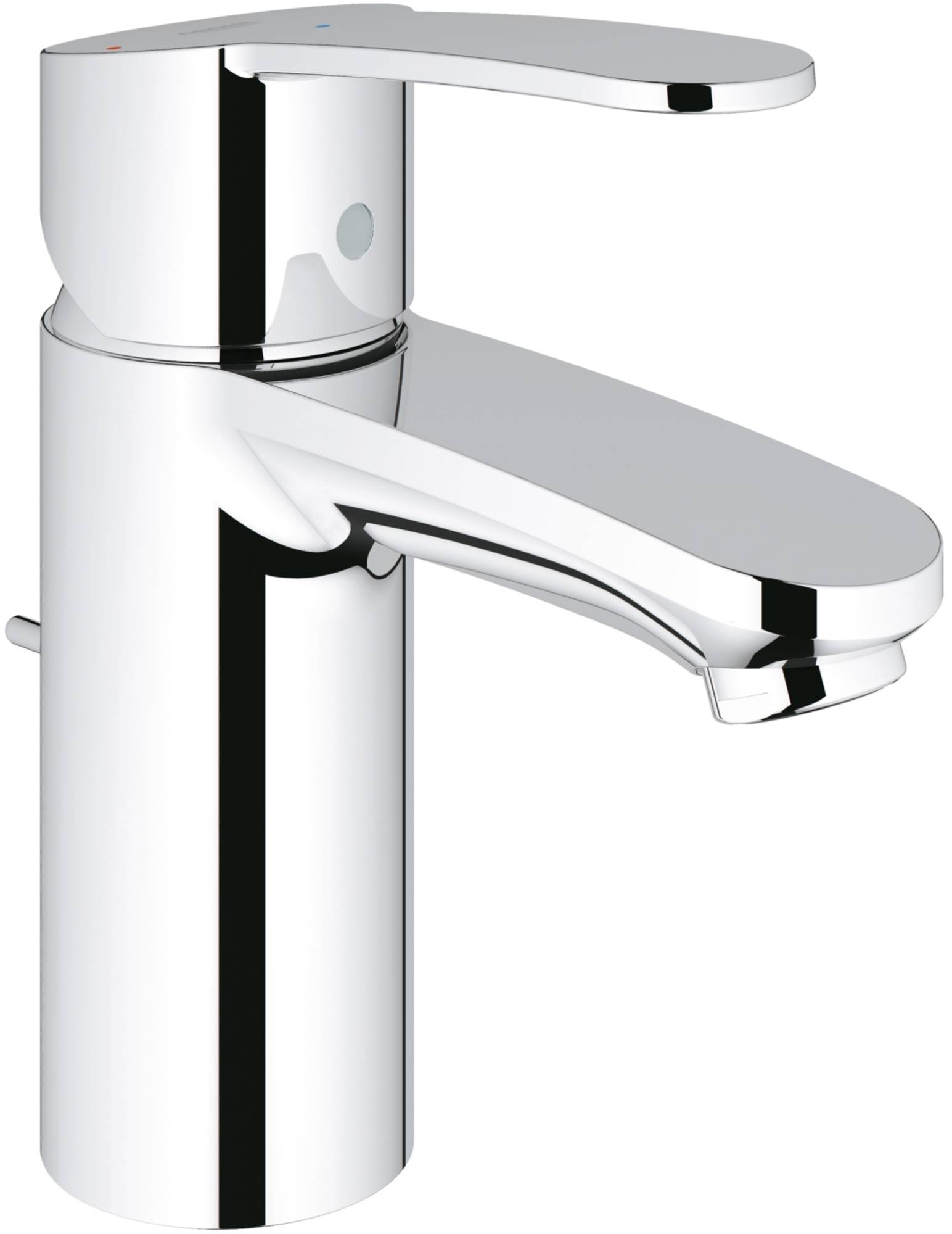 Grohe Eurostyle Cosmopolitan wastafelkraan met waste Chroom - Saniweb.nl
