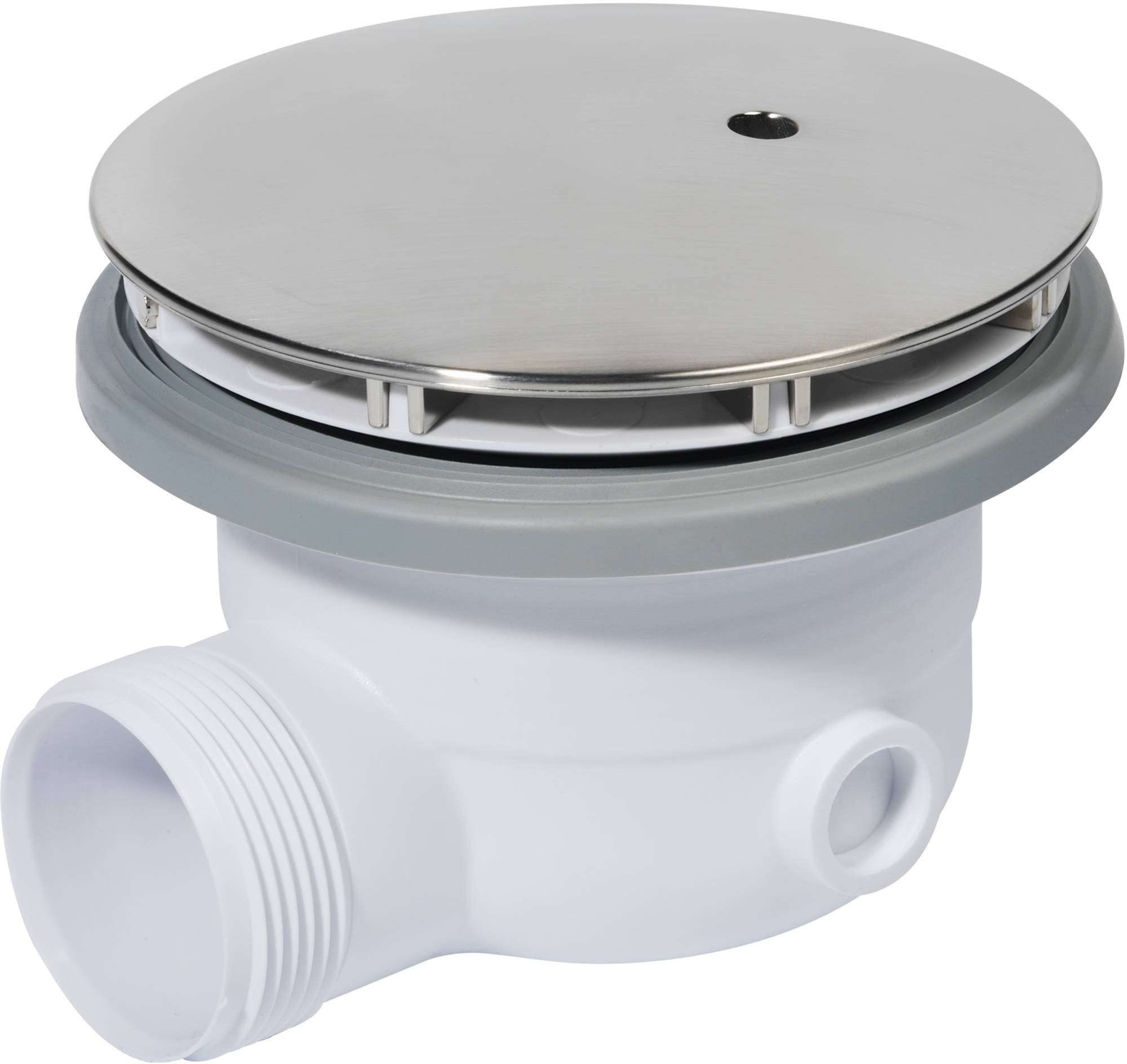 Ben Douchebakafvoer Ø 90 mm RVS-Look - Saniweb.nl