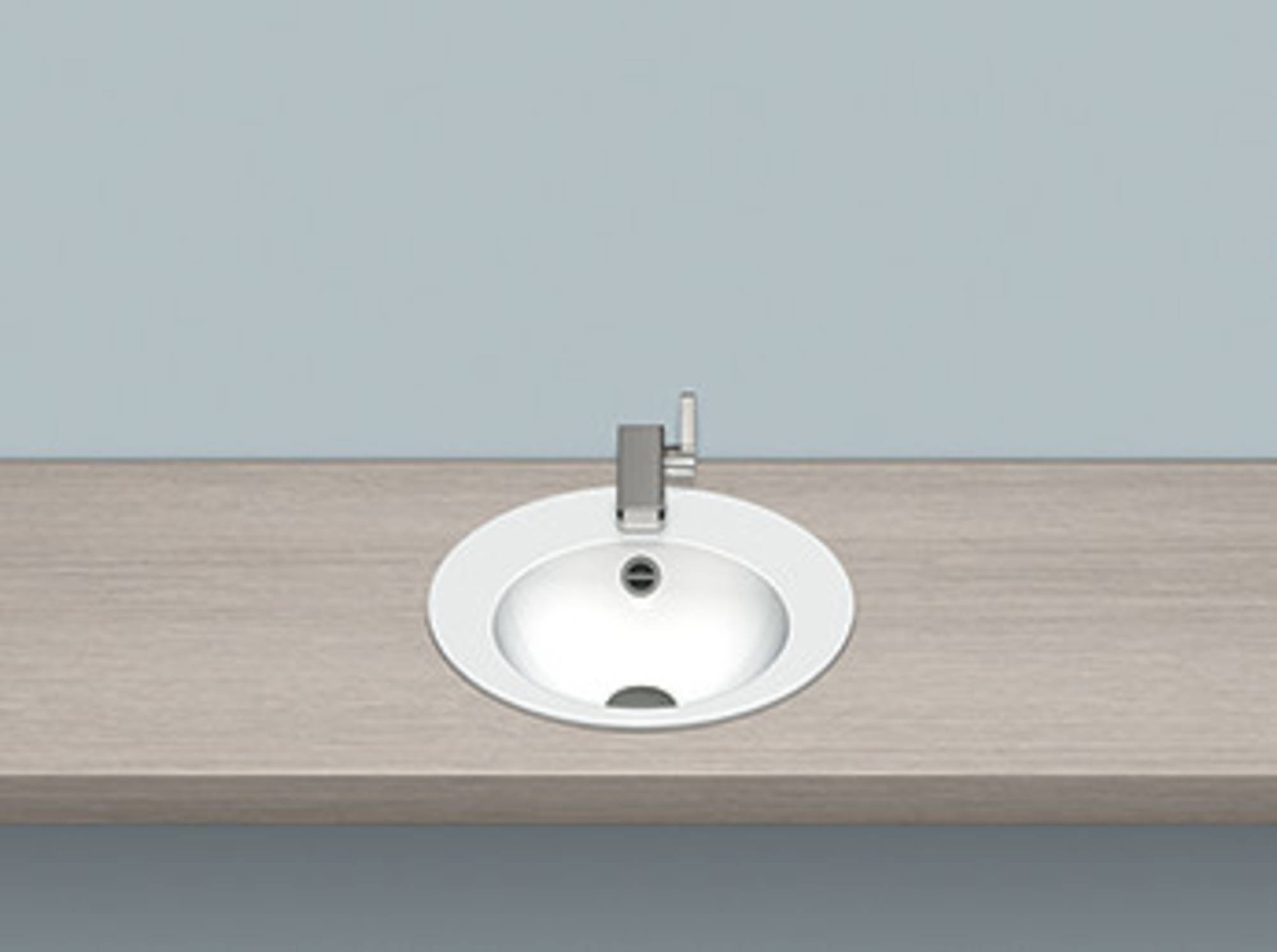 Alape wastafel 40x40x11cm wit - Saniweb.nl