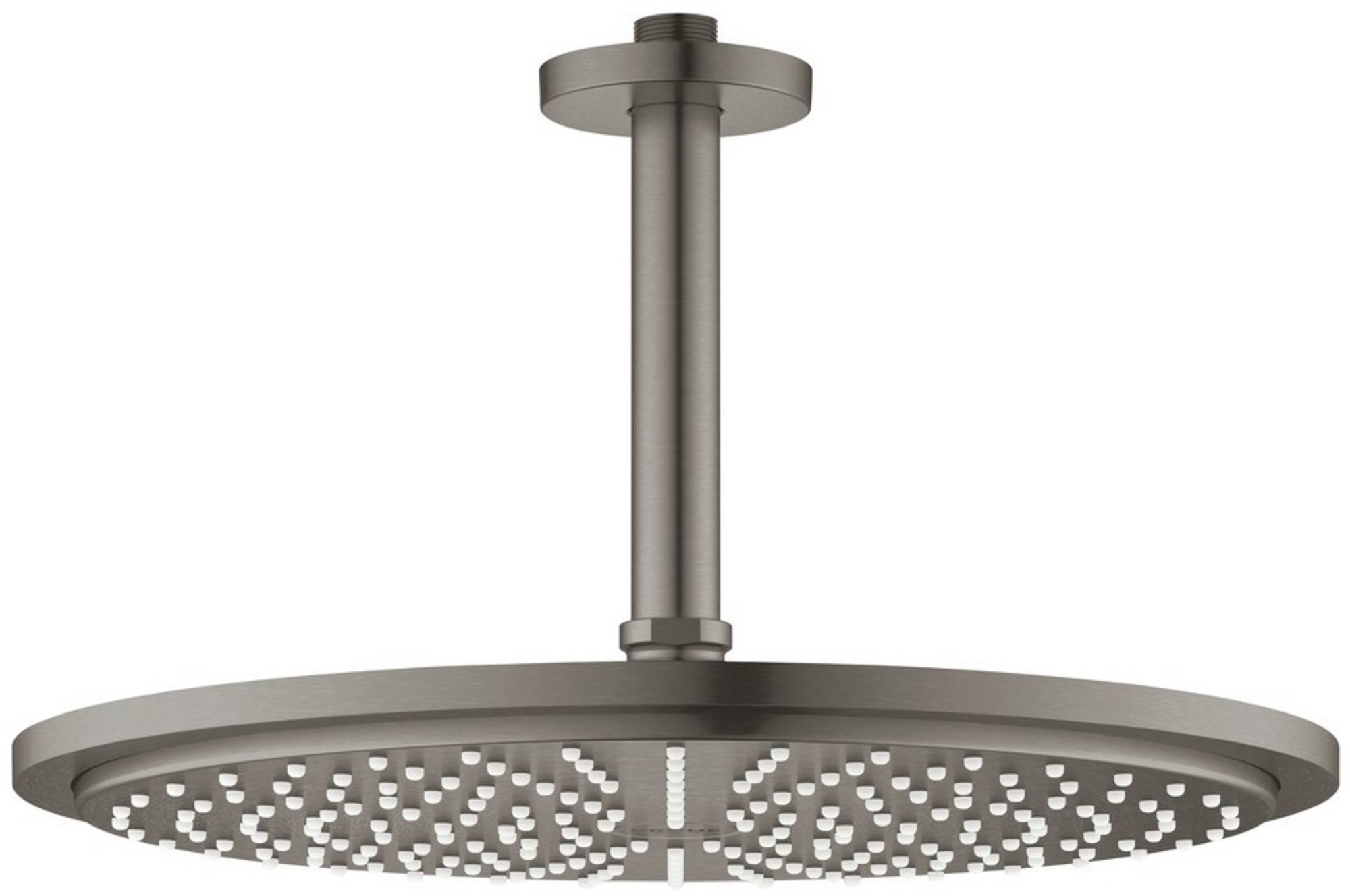 Grohe Rainshower hoofddoucheset Ø31cm hard graphite geborsteld - Saniweb.nl