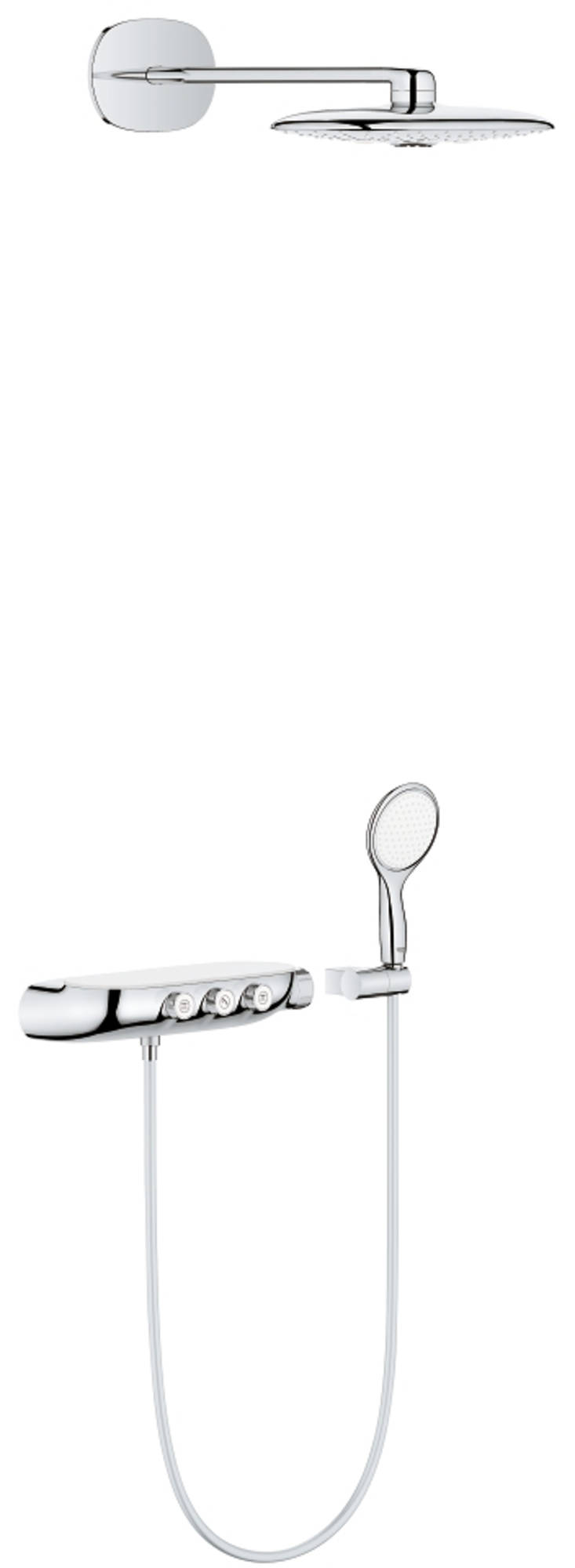 Grohe Rainshower Smartcontrol Douchesysteem 360 Duo Chroom - Saniweb.nl