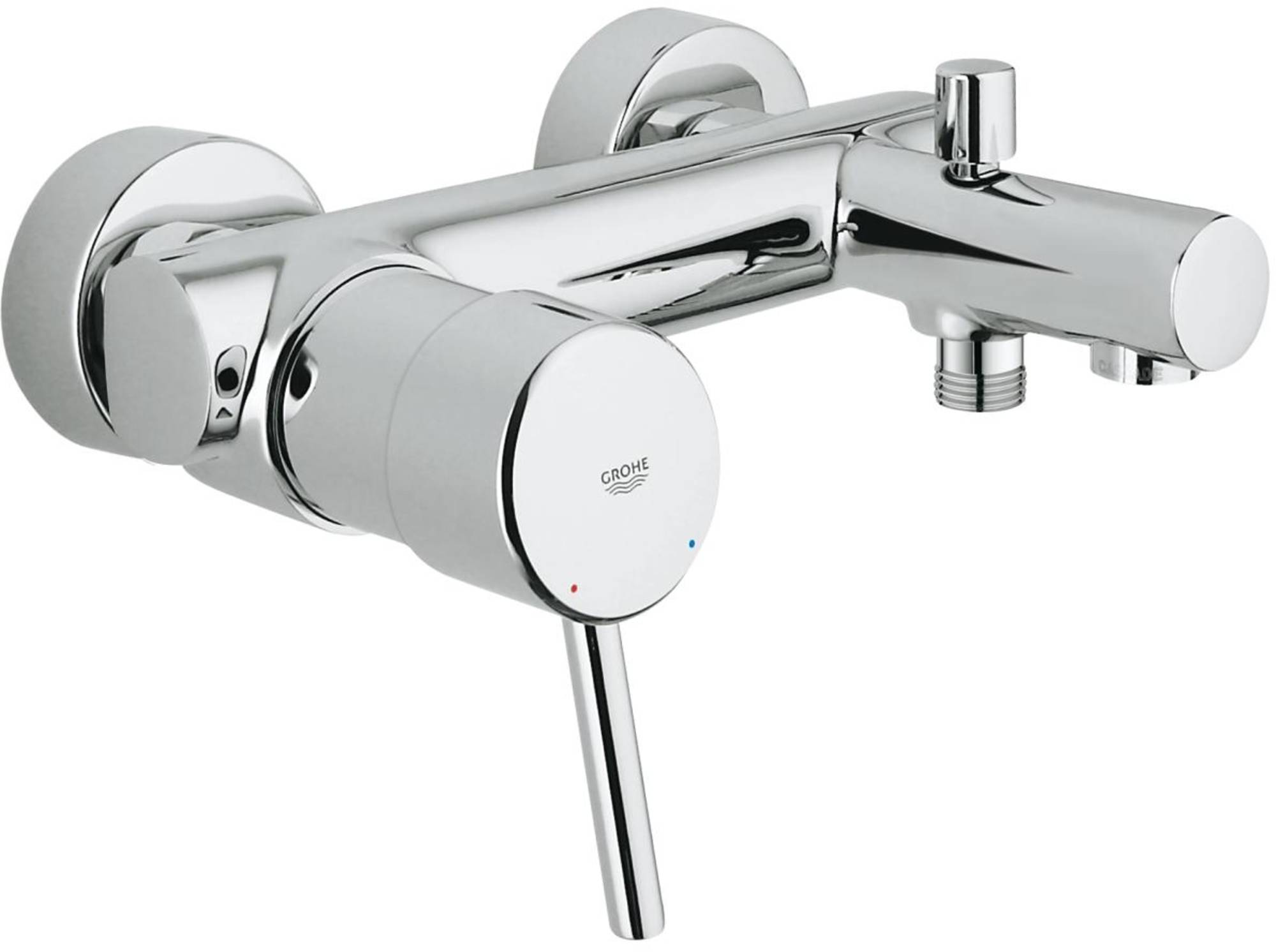 Grohe Concetto badkraan Chroom - Saniweb.nl