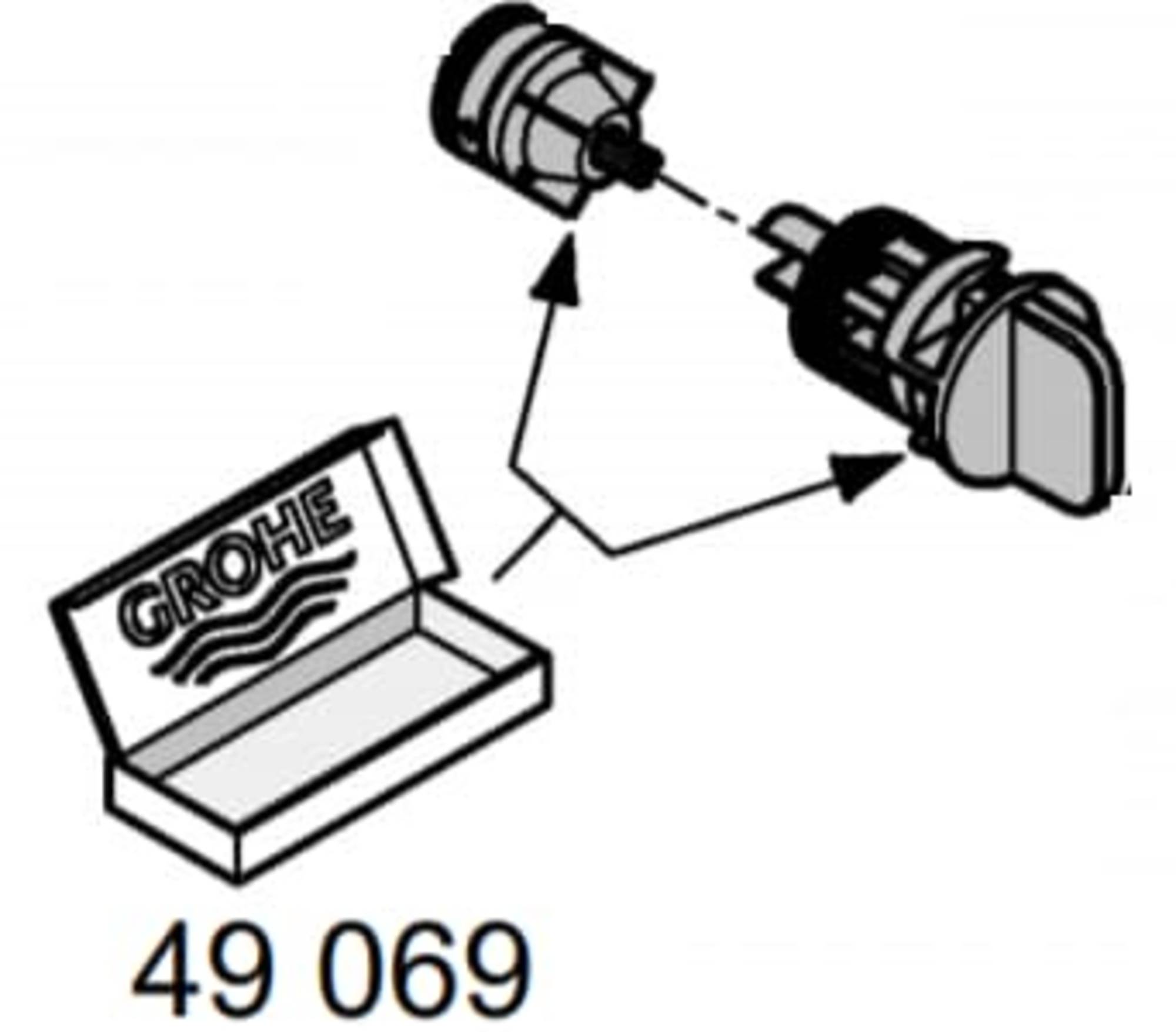 Grohe Terugslagkleppen set - Saniweb.nl